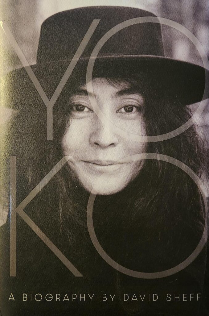 YOKO ONO AND THE CHEF (DAVID SHEFF) PROVIDE A RECIPE FOR UNDERSTANDING ...